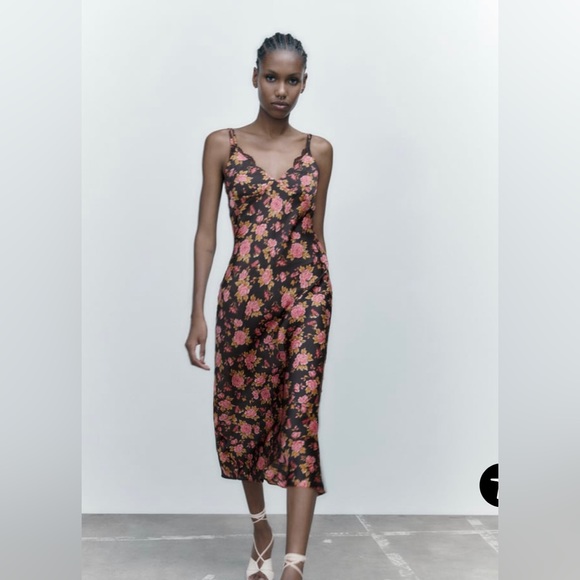 Zara | Dresses | Zara Print Dress | Poshmark
